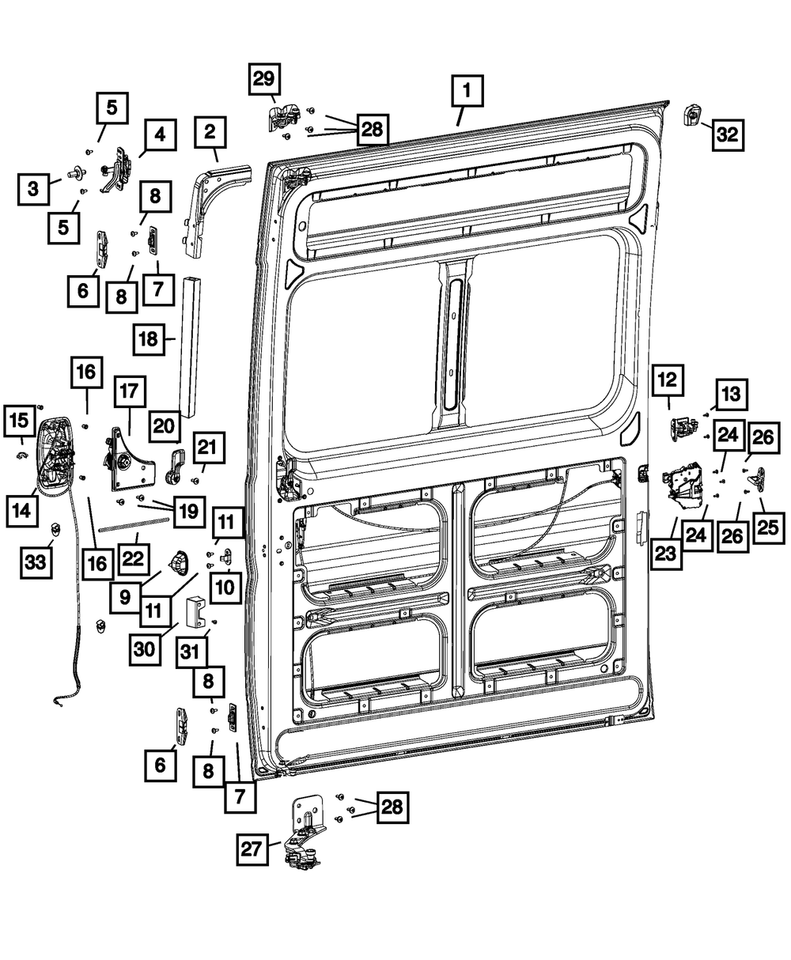 Genuine Mopar Door Seal 68293204AB | eBay