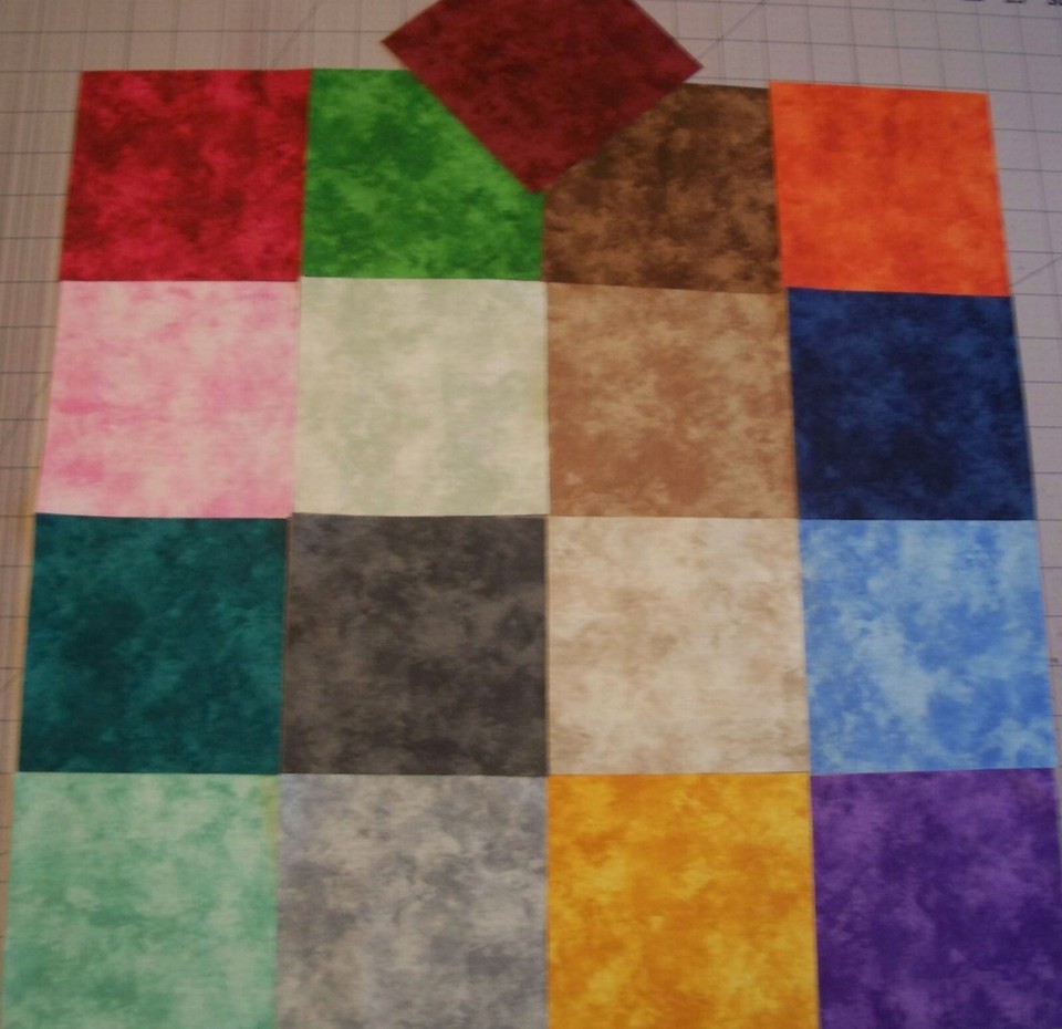 68 Scramble Tonal Blender Fabric 5" Quilt Squares Bundle 100% Cotton ...