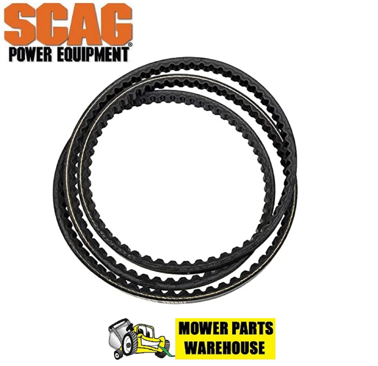 EXACT REPL SCAG PUMP DRIVE COGGED BELT 483166 483086 TURF TIGER STT61V ...