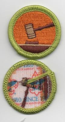 Public Speaking Merit Badge, Type L, "Since 1910" Back (2012-Current ...