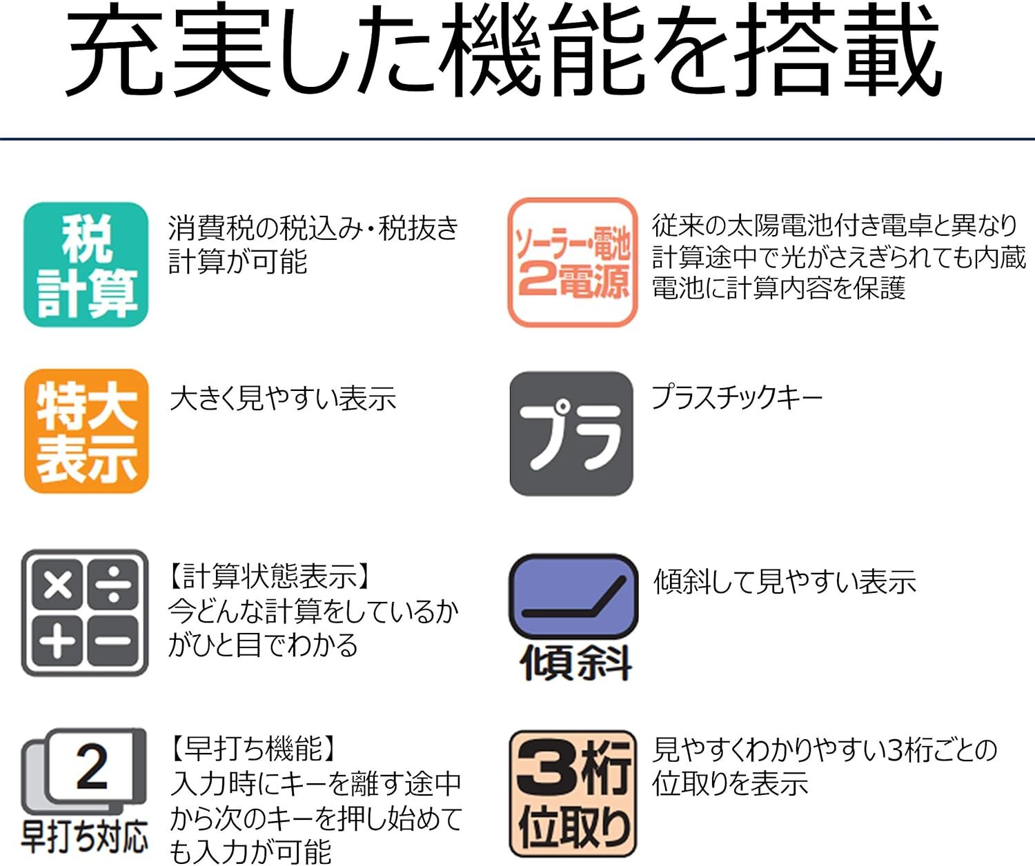 Casio Waterproof and Dustproof Calculator Desk Type 12 Digit WD-320MT-N ...