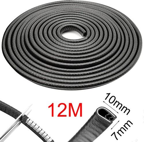 12M Car Door Boot Edge Protector Strip Trim U Shape Guard Seal Rubber ...
