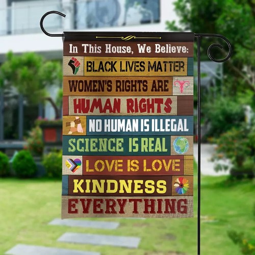 In This House We Believe Flag, Diversity Inclusion Flag, Kindness Is ...