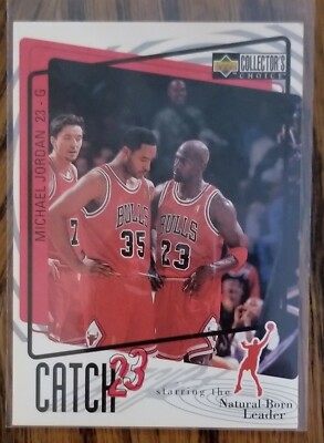 97-98 Upper Deck Collector's Choice Catch 23 #195 Michael Jordan ...