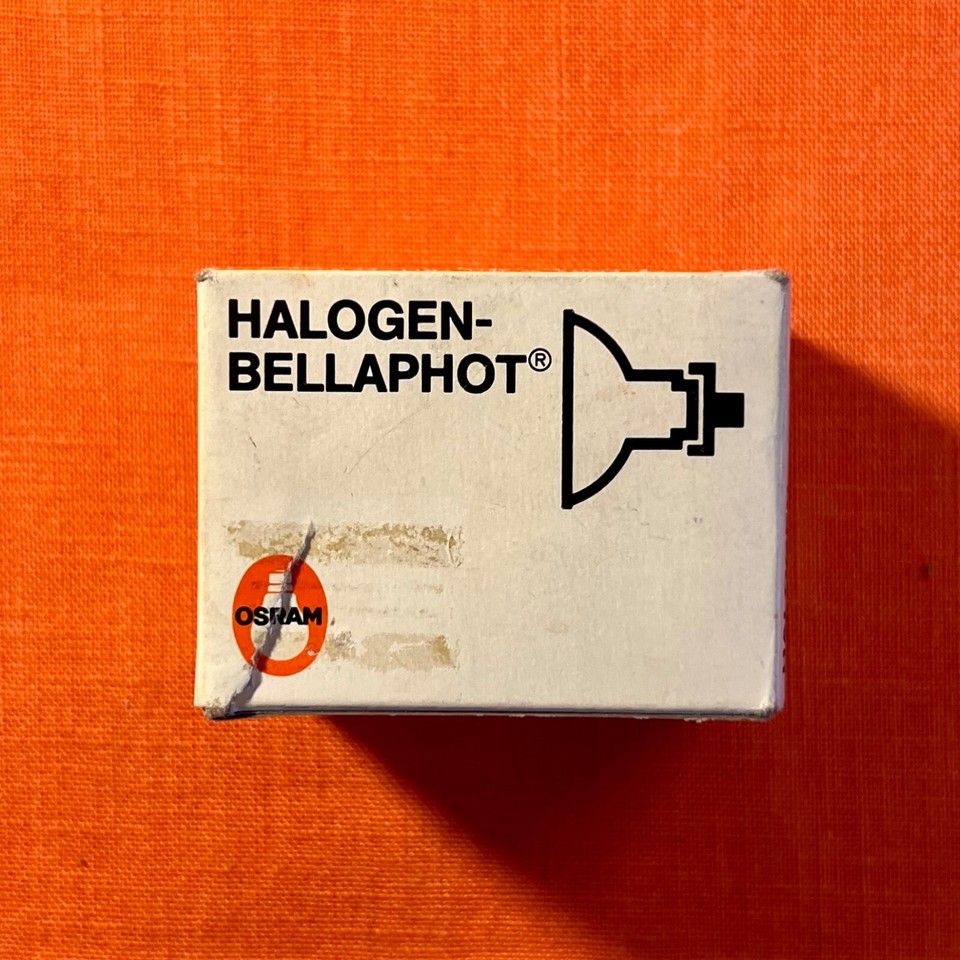 Osram 64255 8V 20W GZ4 Halogen Bellaphot Bulb Cup Lamp NOS Germany | eBay