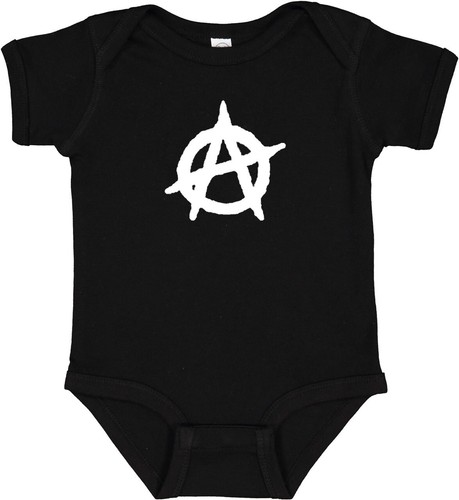 Anarchy Symbol Punk Rock Infant Baby Toddler Jumper & Cotton Bodysuit ...