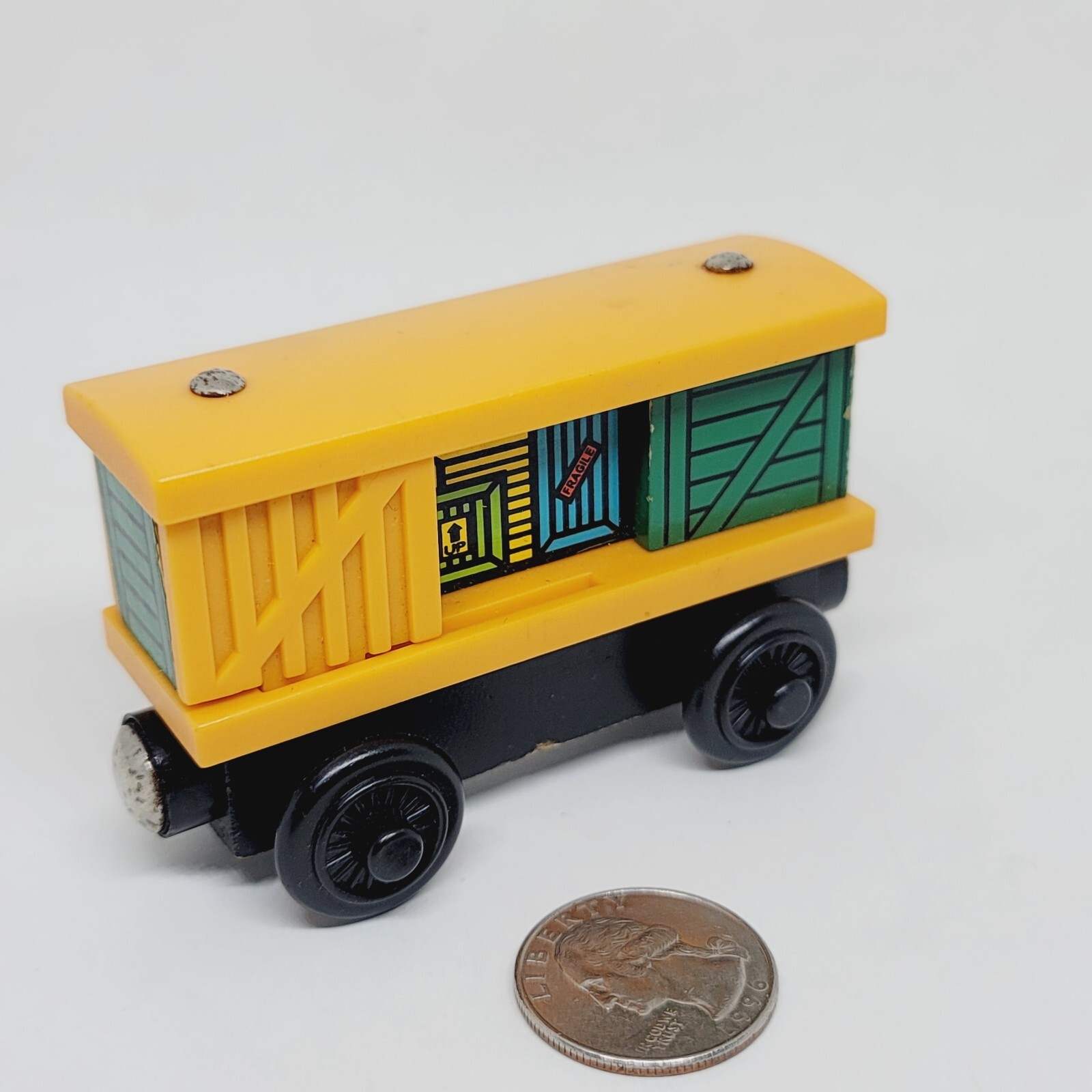 Thomas The Train Box Car Sliding Door Wooden Railway Friends Engine ...