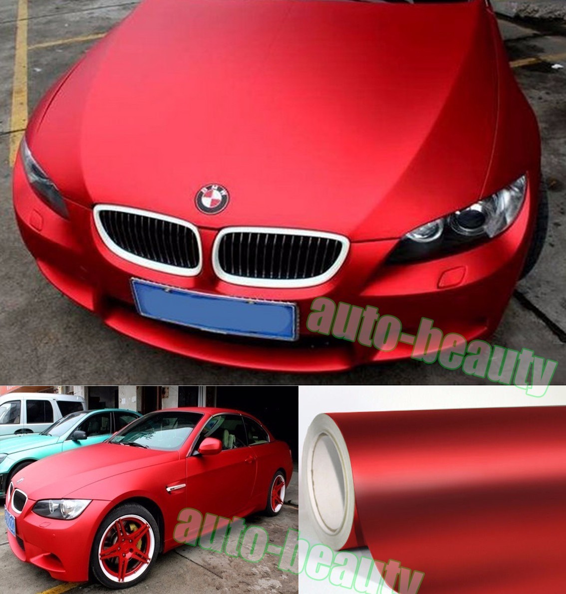 Matte Red Chrome Wrap