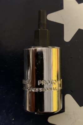 PROTO PRO 1/8” 4990-1/8ST Hex Bit Socket 3/8” DRIVE MADE in the USA | eBay