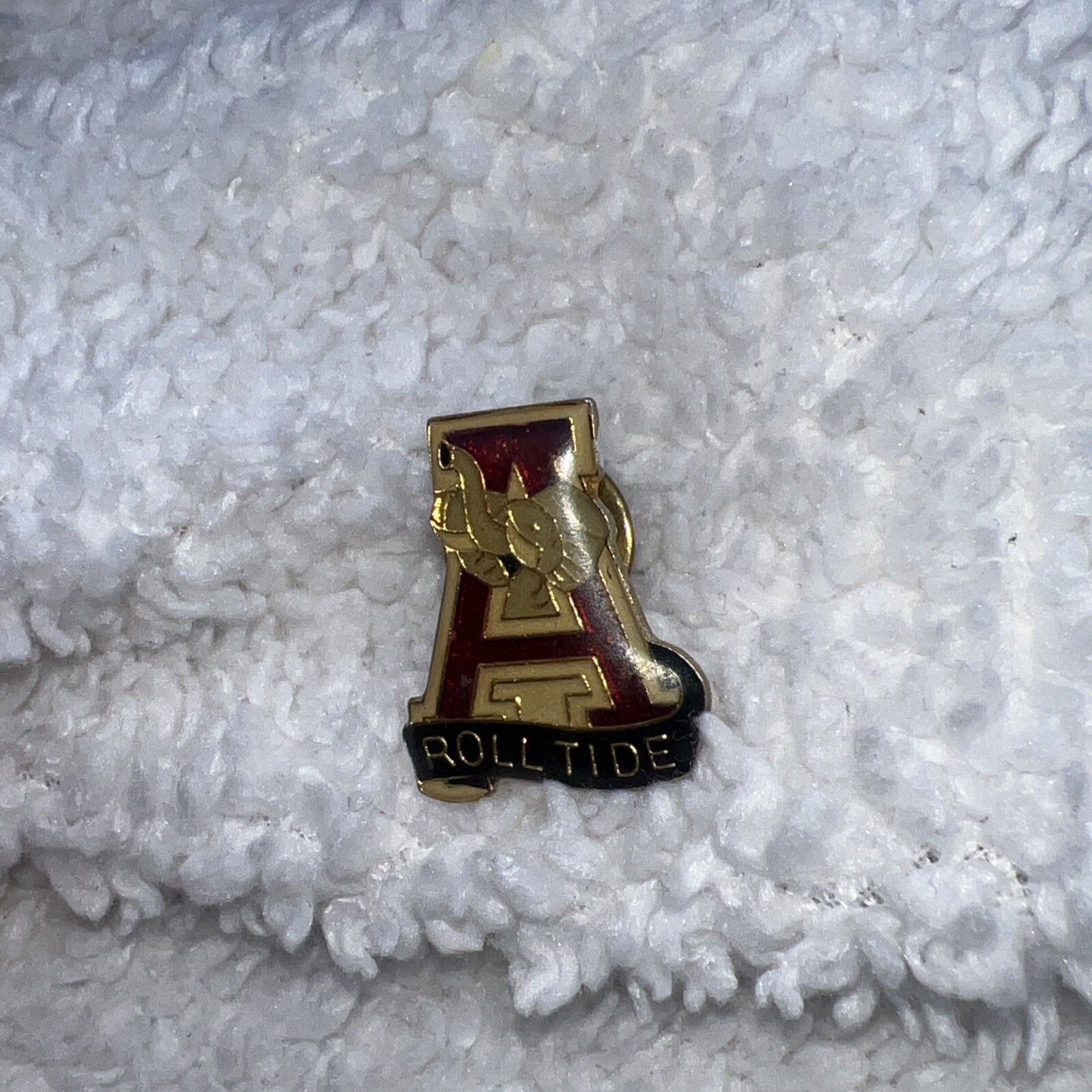 Alabama Crimson Tide Hat Pin/ Lapel Red Capital A with Elephant Roll ...