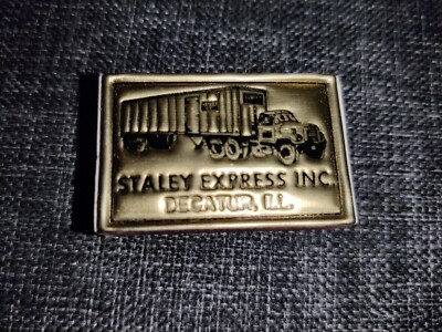 Vtg Box Staley Express Inc Decatur, IL Promotional Advertising Stick ...