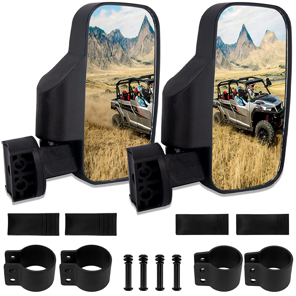 Upgraded UTV Rear View Side Mirrors For 2015-2023 Polaris Ranger 1000 ...