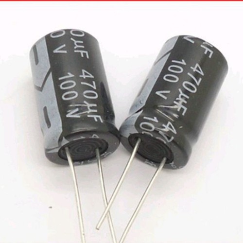 2PCS 470uF 100V 470MFD 100Volt Electrolytic Capacitor 16mm×25mm Radial ...
