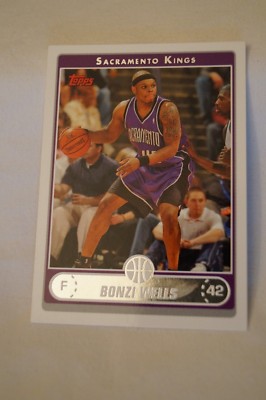 NBA CARD - Topps - Bonzi Wells - Sacramento Kings | eBay Australia