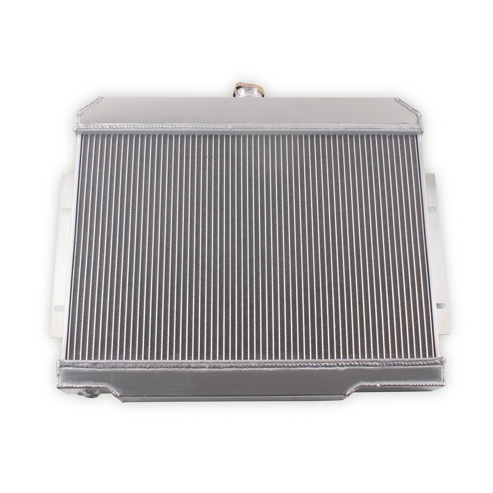 For 1972-1986 Jeep CJ5 CJ6 CJ7 V8 Chevy 3 Row Aluminum Radiator w/ Fan ...