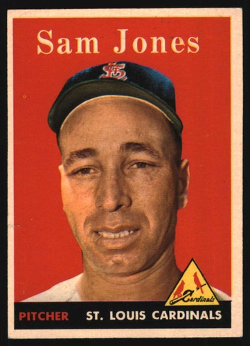1958 Topps #287 Sam Jones VGEX Cardinals 573801 | eBay