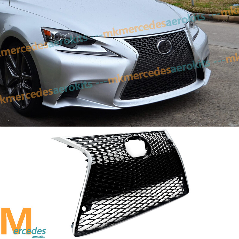 For 2014-2016 Lexus IS200t IS250 IS350 Front Bumper Upper Lower Grille ...