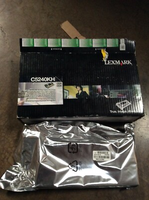 Lexmark C5240KH Return Program Toner Cartridge Black - Open Box | eBay