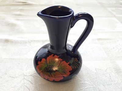 Marisa Italy Pottery Miniature Pitcher Cobalt Midnight Blue Hand ...