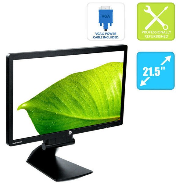 HP EliteDisplay E221I 21.5 inch IPS LED Backlit Monitor for sale online ...