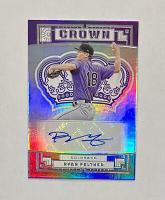2022 Panini Capstone ~ Crown Autograph ~ Ryan Feltner ~ Colorado ...