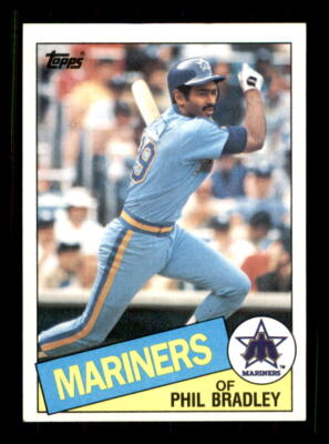 1985 Baseball 1985 Topps Phil Bradley Seattle Mariners #449 RC1 | eBay