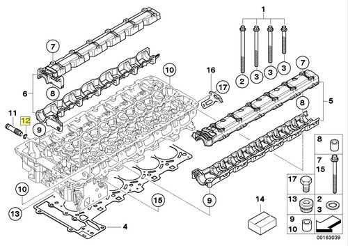 BMW O-Ring Gasket Seal Green 9.5 x 2.5 mm 7507729 11367507729 ...