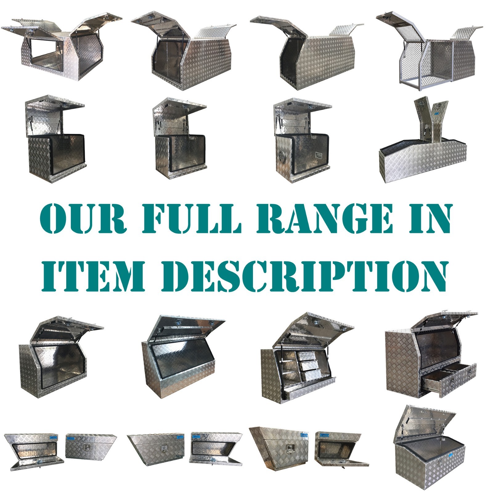 75 Ventilated Aluminium Generator Tool Box Ute Caravan Toolbox New ...