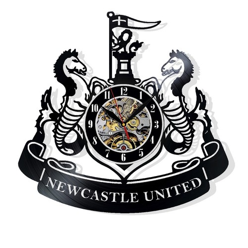 Newcastle United Vinyl Wall Clock Gift Surprise Ideas Friends Birthdays ...