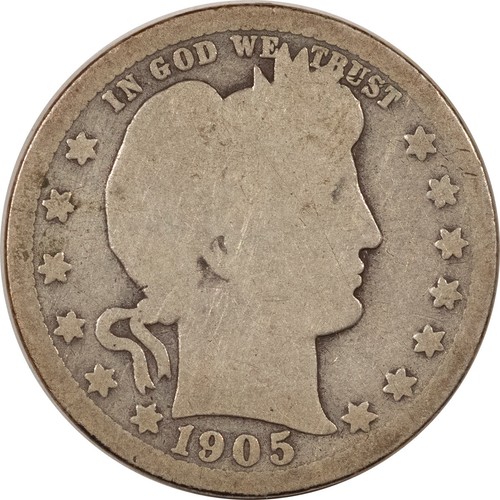 1905-O BARBER QUARTER - CIRCULATED, LOW GRADE, BETTER DATE | eBay