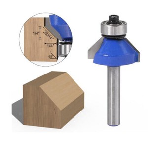 Alloy Router Bit Cutter 45 Degree Chamfer Router Bit 1/4 Inch Shank | eBay