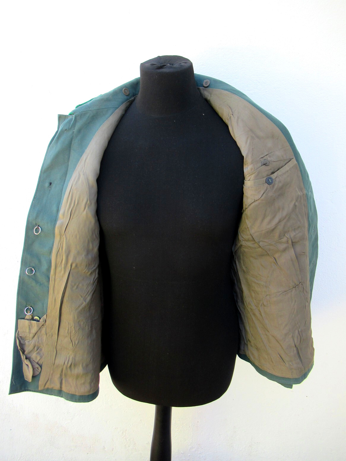 Vintage 1980s East German volkspolizei blazer jacket coat DDR army ...