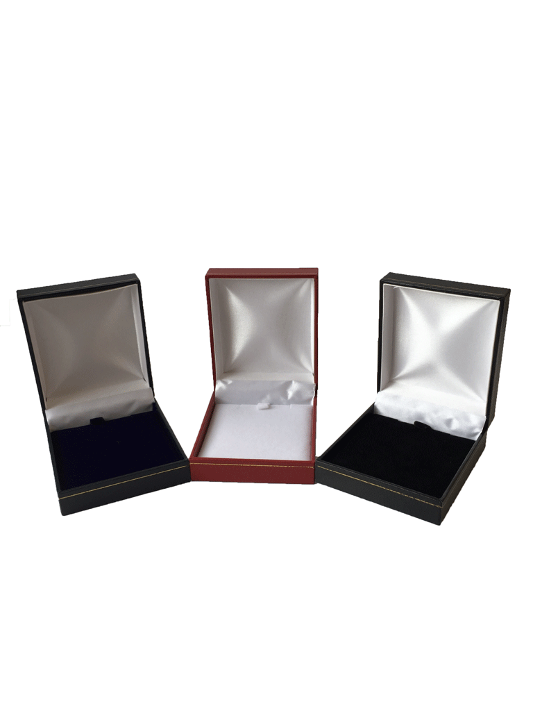 Leatherette Pendant Box Blue,Pendant,Chain box,necklace , Gift Box ...