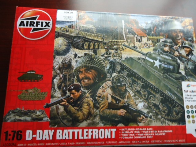 Airfix D-Day Battlefront 1:76 WWII Military Diorama Model Set A50009A ...