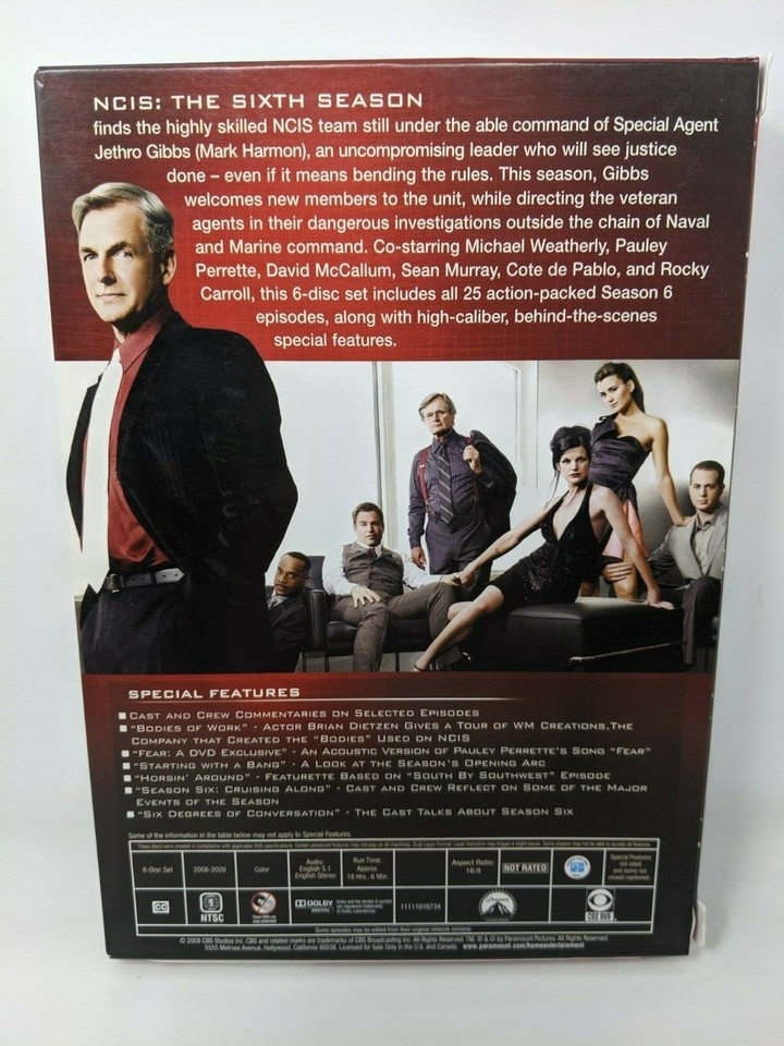 NCIS The Complete Sixth Season 6 DVD Set | eBay