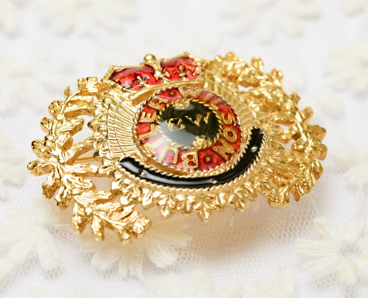 Vintage Butler & Wilson Crest Military Design Brooch/… - Gem