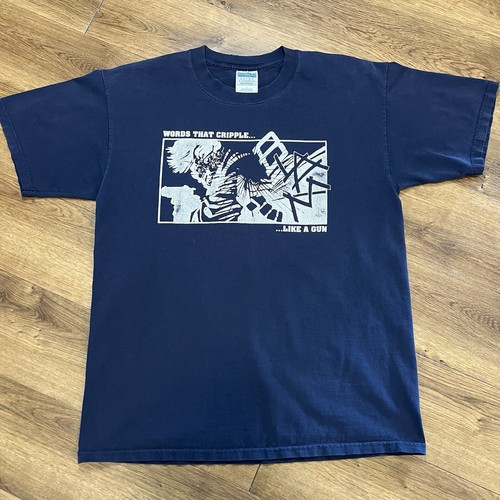 Vintage 90’s Bane Words That Cripple Hardcore Punk Rare Band T Shirt ...