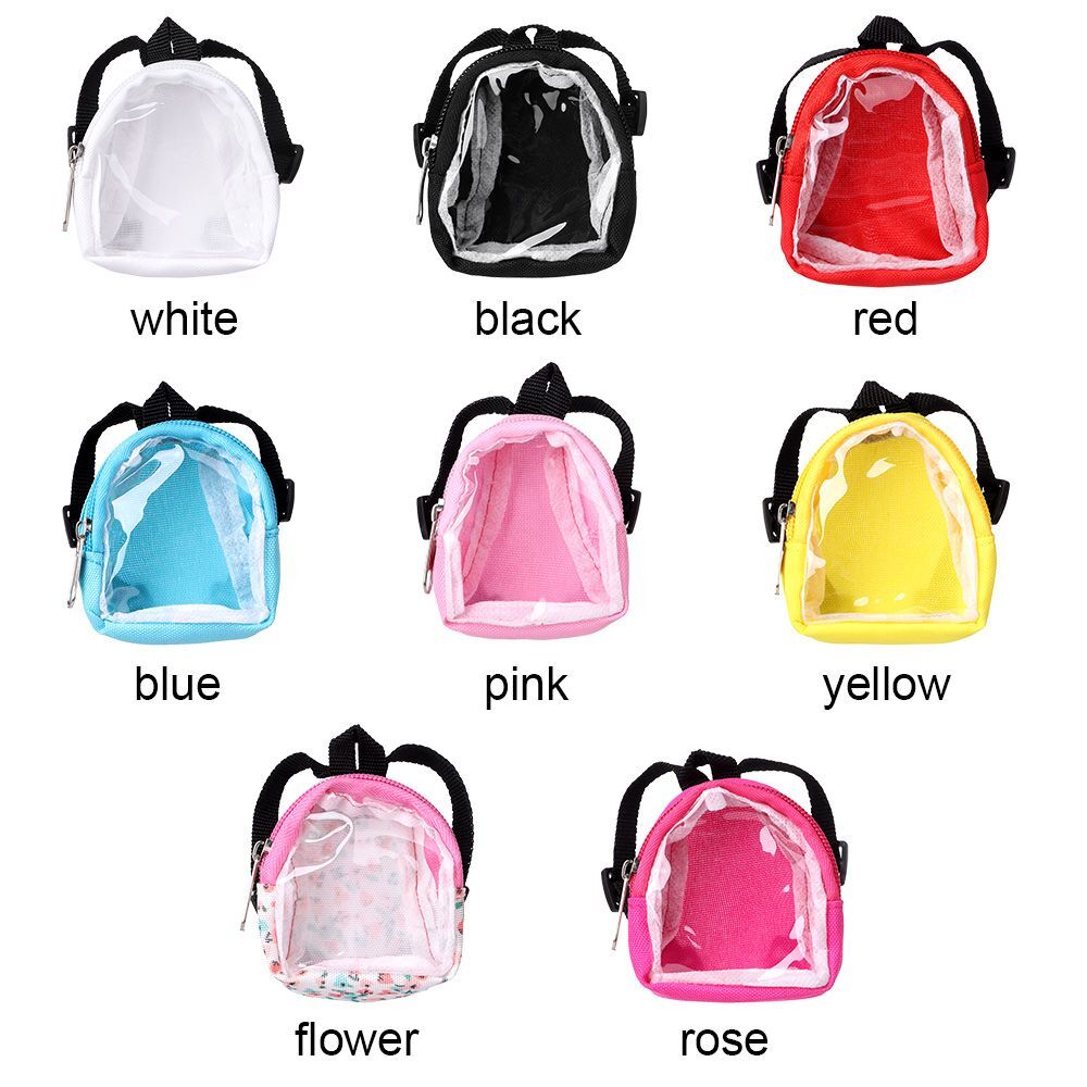 1/6 Doll Children Toys Transparent Gifts Doll Backpack DIY Mini Bag ...