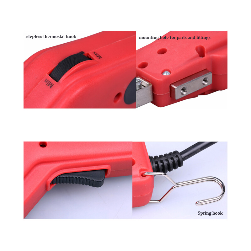 100W Electric Handheld Hot Knife Fabric Hot Cutter for Plastic Foam ...