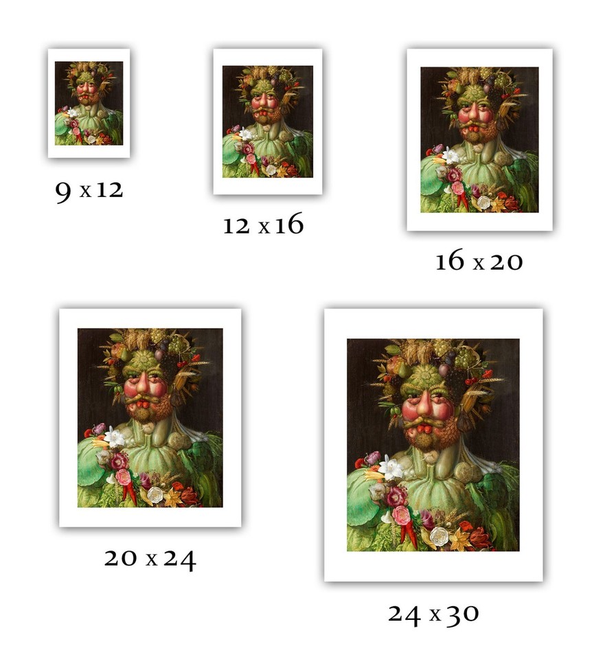 Giuseppe Arcimboldo : "Rudolf II as Vertumnus" (1590) - Giclee Fine Art ...