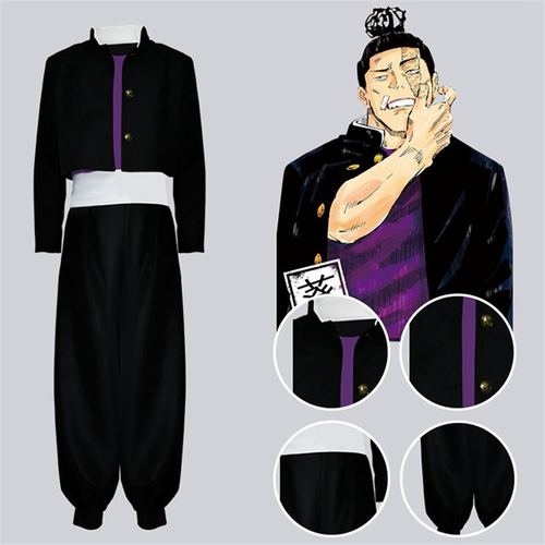 Jujutsu Kaisen Cosplay Todo Aoi Costumes Jacket Black Coat Halloween | eBay