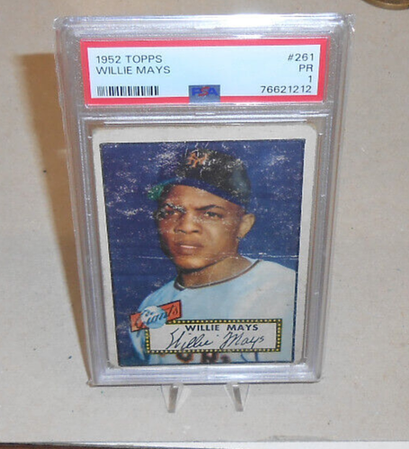 1952 Topps #261, WILLIE MAYS New York Giants PR PSA 1, Free Shipping | eBay