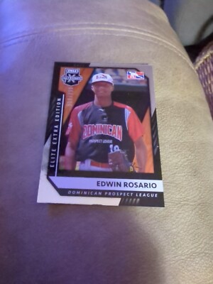 2021 Panini Elite Extra Edition Edwin Rosario /999 Dominican Prospect ...