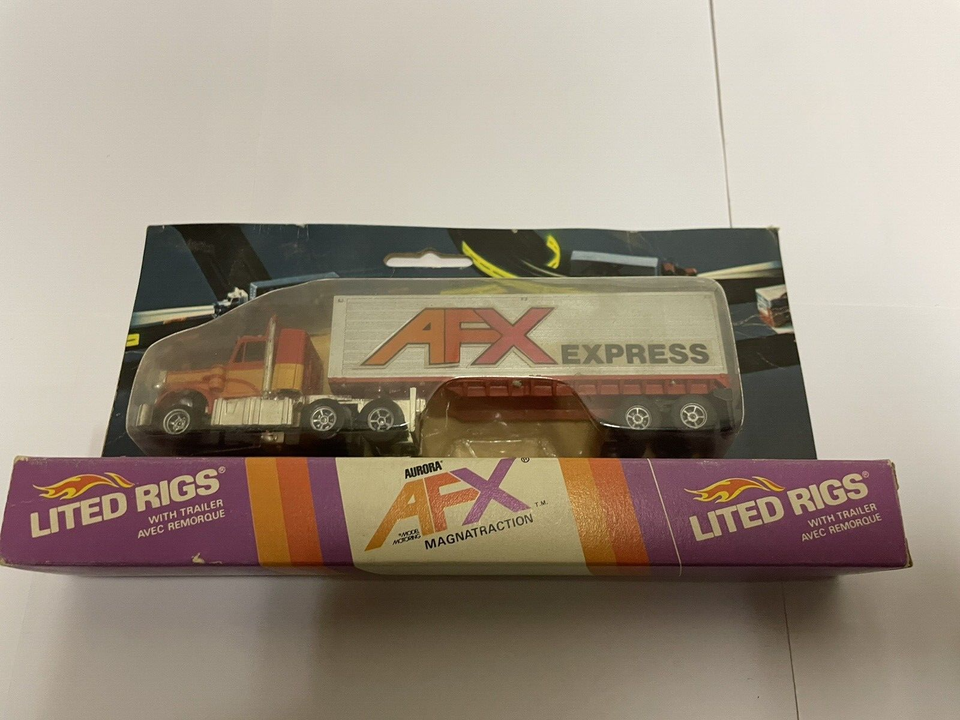 AFX LITED RIGS HO AURORA Slot Car Truck 1979 NOS UNOPENED Original Box ...