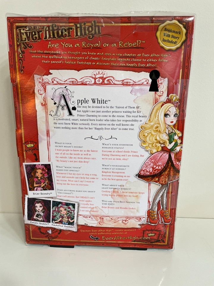 EVER AFTER HIGH Getting Fairest APPLE WHITE Doll NIB | eBay