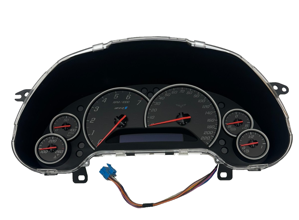 OEM 2012 Chevrolet Corvette C6 ZR1 Logo Speedometer Cluster MPH ...