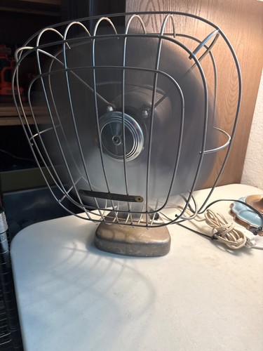 MANNING BOWMAN SQUARE FAN MODEL 60 RARE VINTAGE TESTED & WORKS | eBay