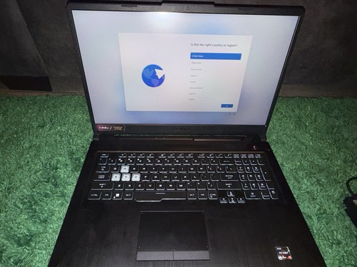 ASUS TUF Gaming Laptop A17 Ryzen 5 8GB RAM 512GB SSD RTX 2050 Windows ...