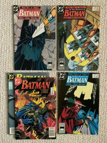 BATMAN MANY DEATHS OF+THE MUD PACK COMPLETE SETS+2 BONUS COMICS GREAT ...