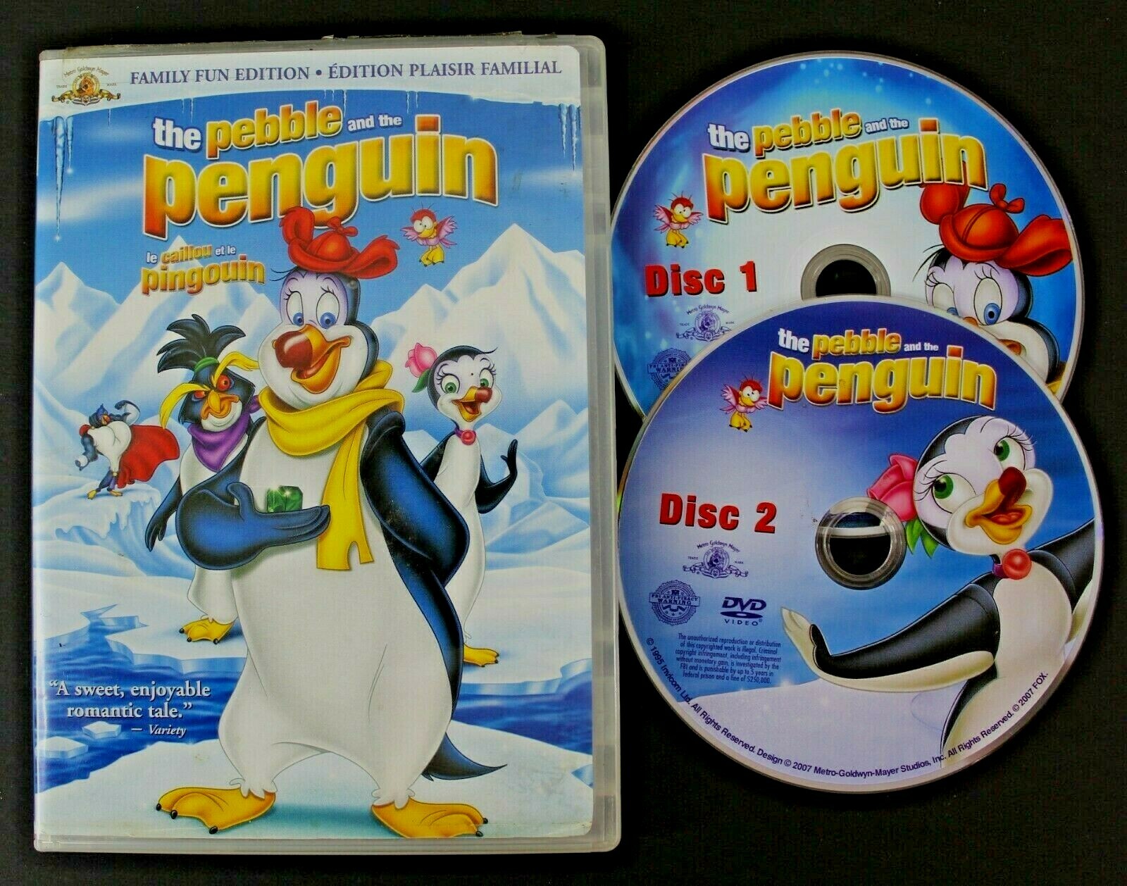 The Pebble And The Penquin 2 Discs Set DVD Family Fun Edition Bilingual ...